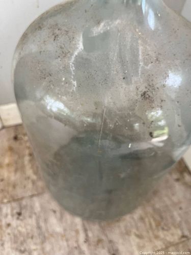 Large glass carboy wine-making bottle | Maxsold