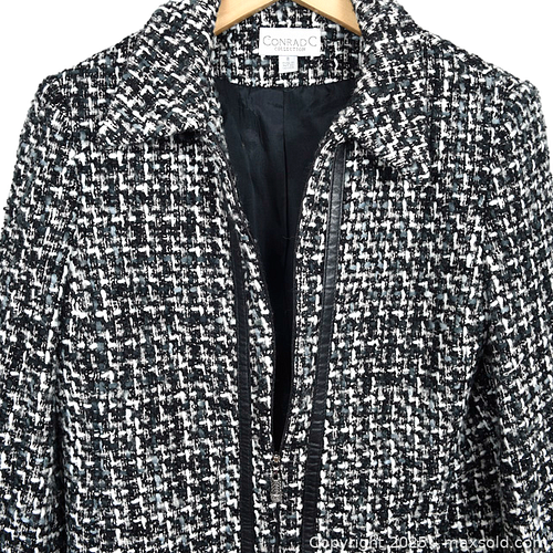 Conrad C women’s tweed jacket size 8 | Maxsold