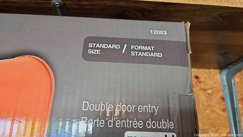 Kubota 12003 Orange Double Door Rural Mailbox | Maxsold