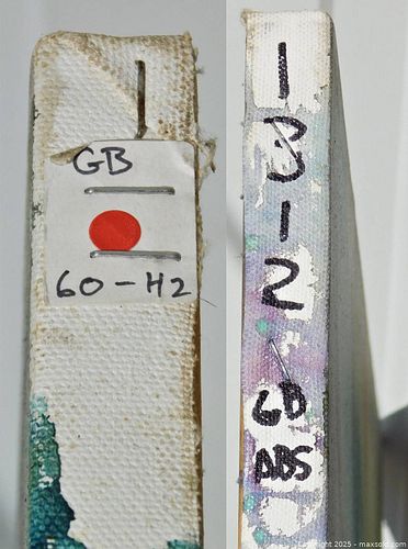 Geoffrey David Armstrong original abstract painting, signed and ...