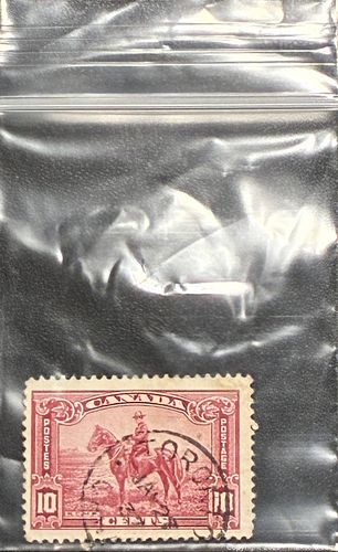1935 Canada 10¢ Royal Canadian Mounted Police Stamp | Maxsold