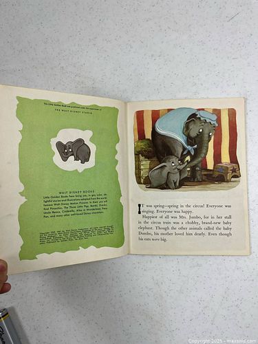 Walt Disney’s Dumbo – Little Golden Book, Golden Press | Dundee ...