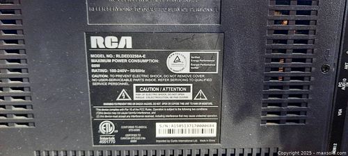 RCA 32-inch LED TV model RLDED3258A-E | Maxsold