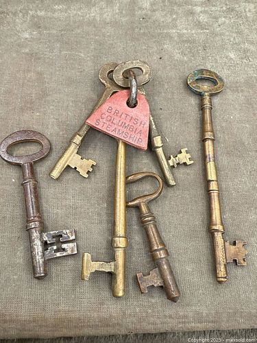 (CPR) CANADIAN PACIFIC RAILWAY: Solid Brass Skeleton Keys | Victoria (British Columbia, Canada ...