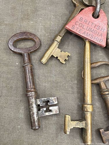 (CPR) CANADIAN PACIFIC RAILWAY: Solid Brass Skeleton Keys | Victoria (British Columbia, Canada ...