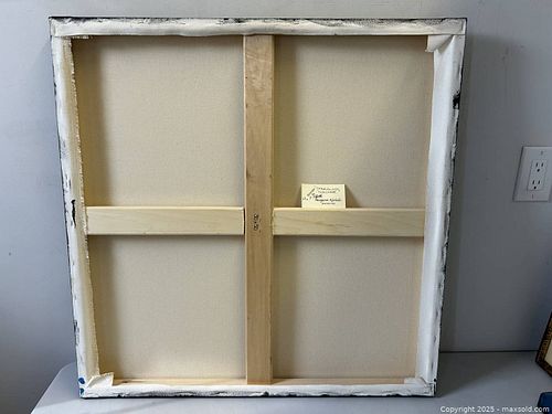 "Stainglass Summer" Acrylic Painting On Stretched Canvas Artist Signed ...