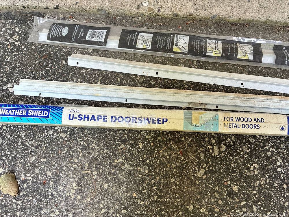 Weather Shield door sweeps and thresholds kit 36 in | Maxsold