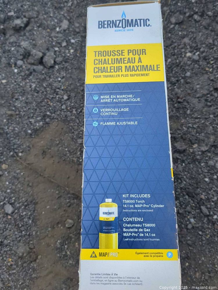 Bernzomatic TS8000 Torch with 14.1 oz MAP-Pro Cylinder Kit | Kingston ...