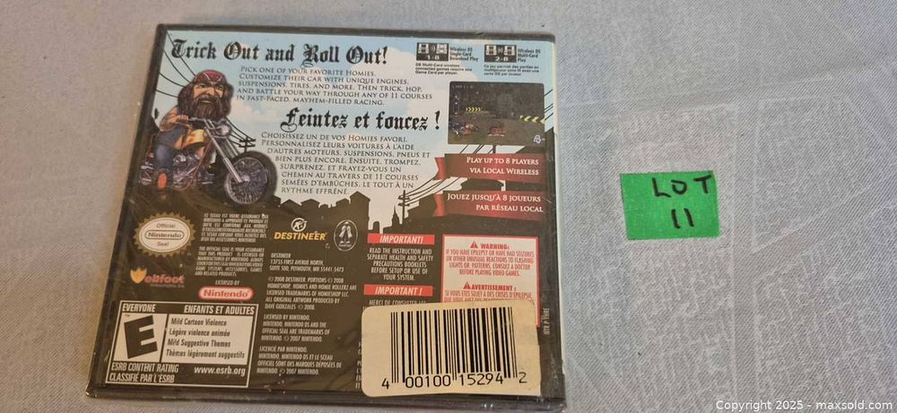 Nintendo DS Homie Rollerz sealed video game | Maxsold