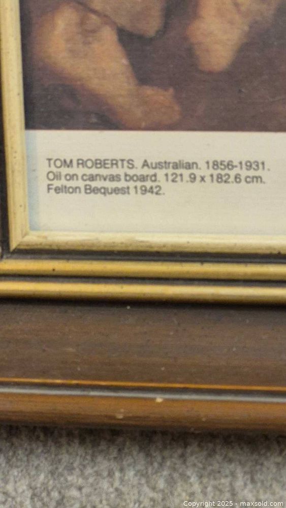 Shearing of the Rams 1890 framed print | Maxsold