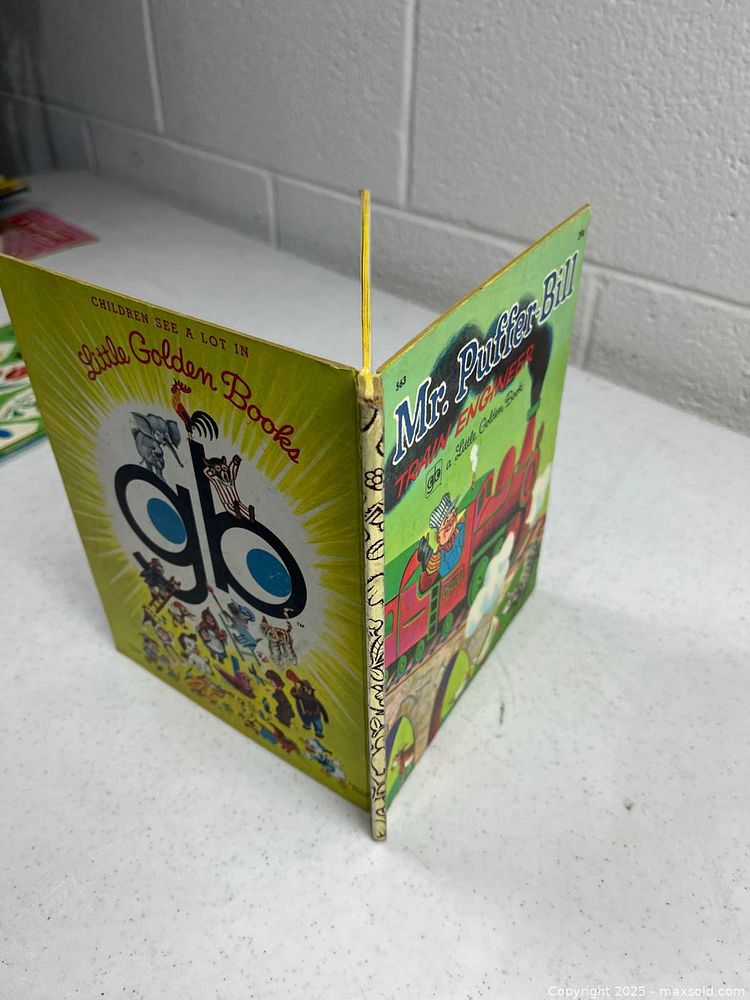 Mr. Puffer-Bill Train Engineer Little Golden Book | Maxsold