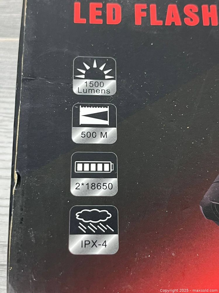 Keenstone Rechargeable LED Flashlights 2-Pack | Maxsold