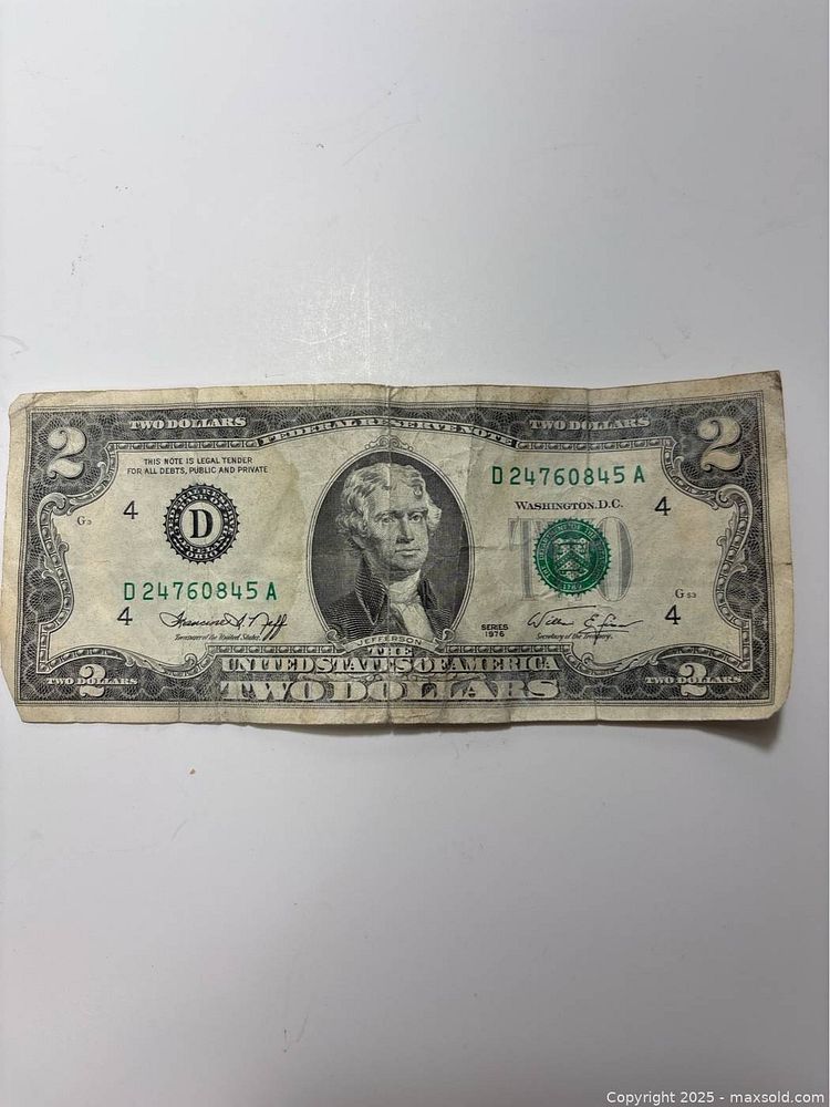 American Two Dollar Bill | Maxsold