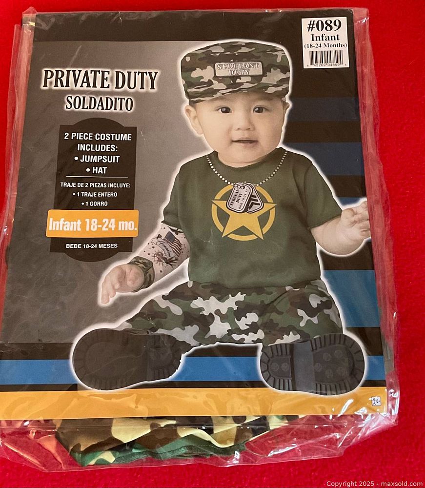 Infant 2-Piece Soldier Costume Size 18–24M | Maxsold