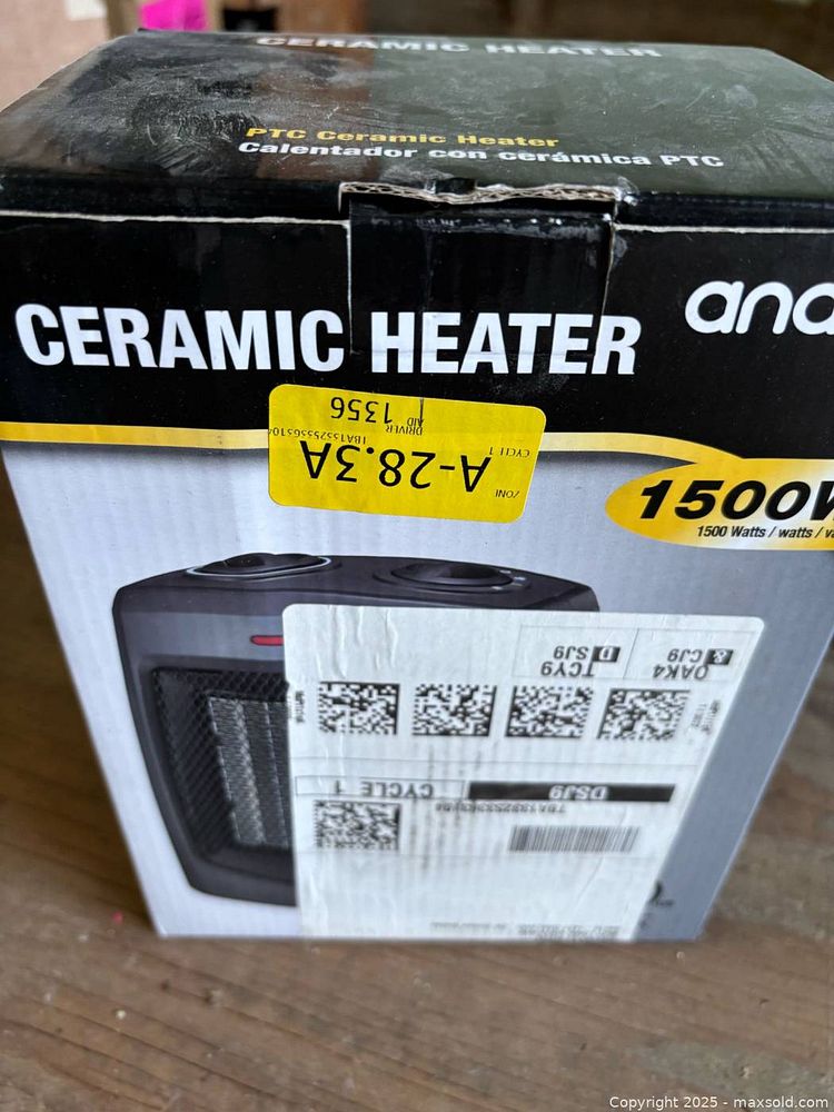 Small ceramic heater | Maxsold