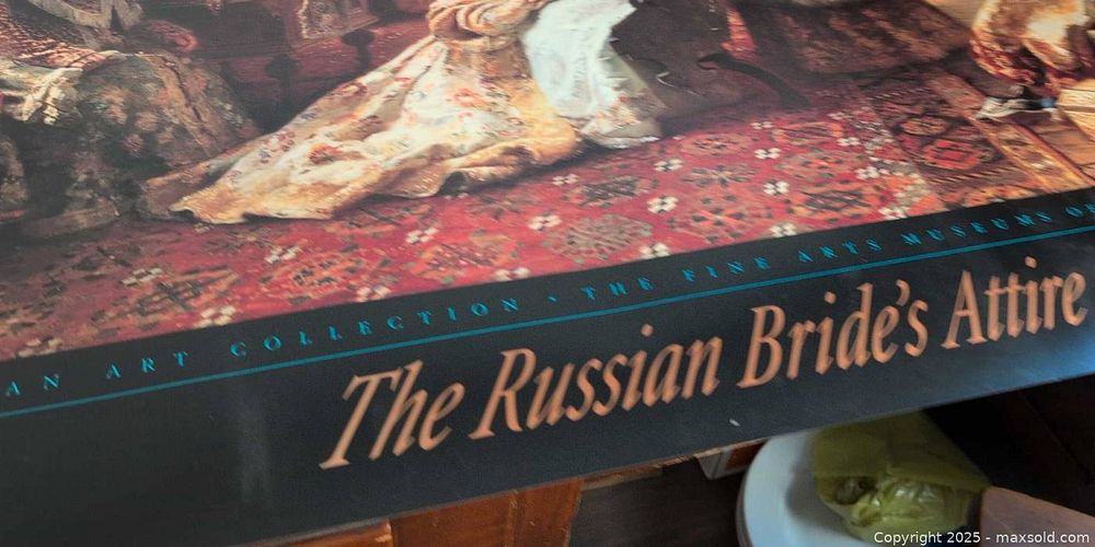The Russian Bride’s Attire museum poster | Maxsold