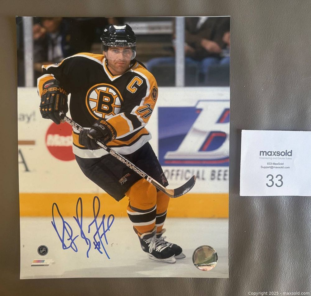 Ray Bourque signed 8" x 10" Boston Bruins photo | Maxsold