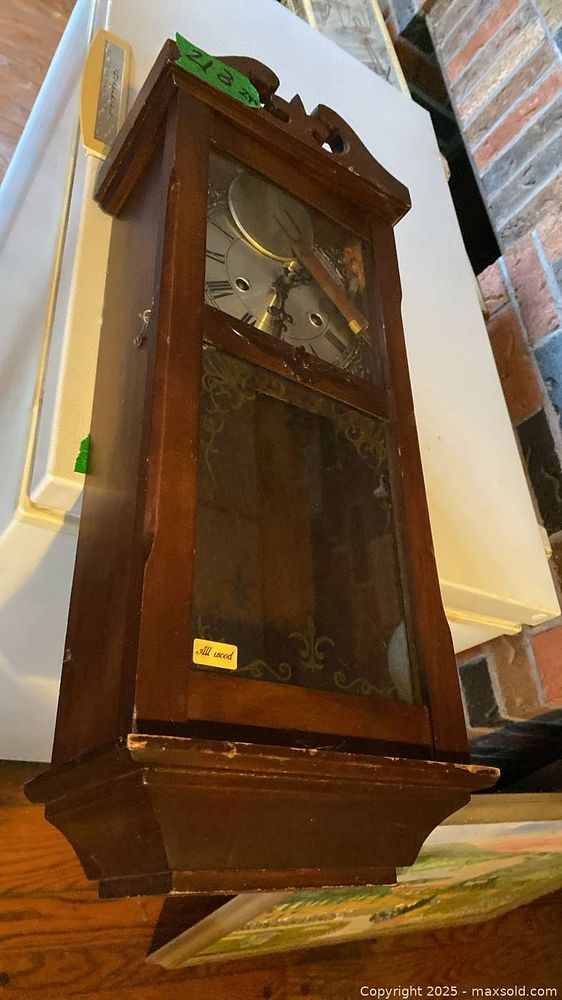 Mechanical wall pendulum clock | Maxsold