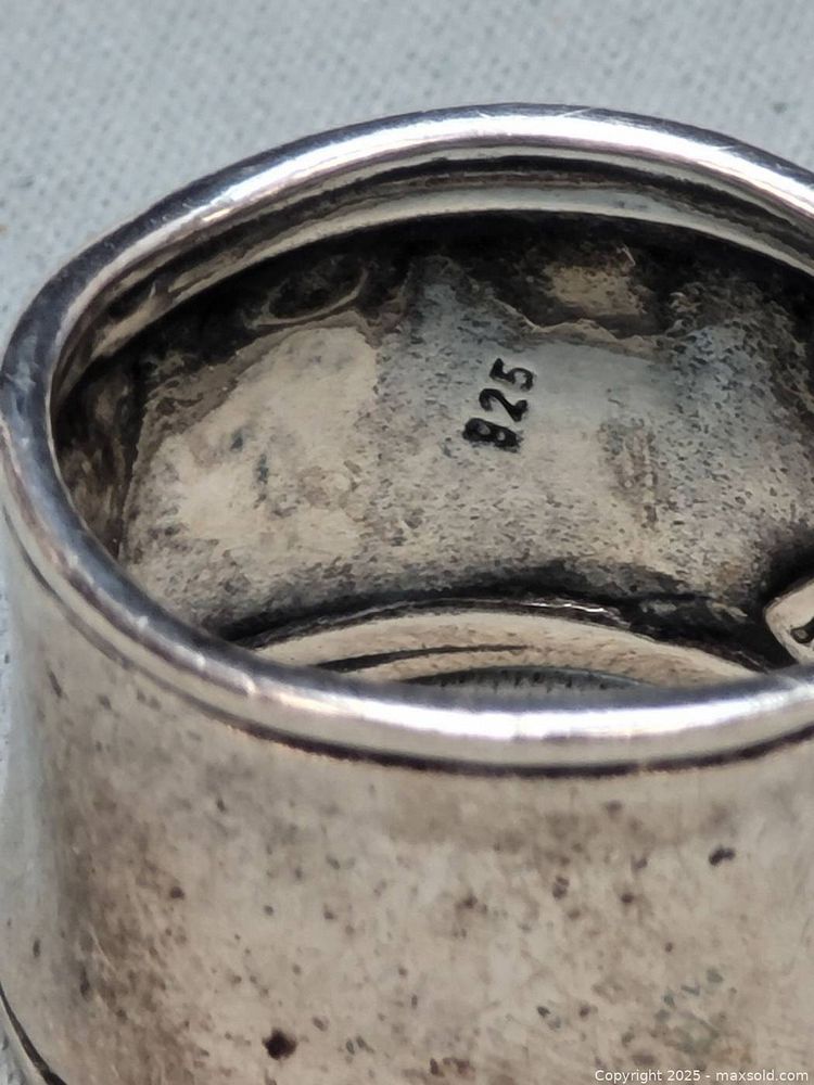 Sterling silver ring Israel 925, 8 g | Maxsold