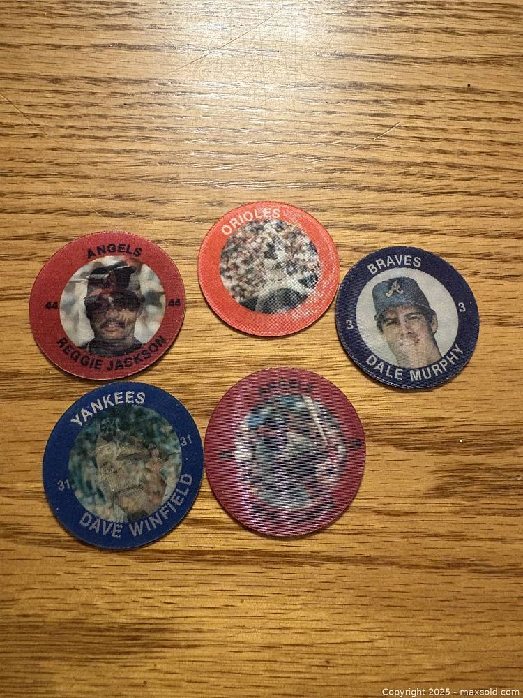 5 1980s 7-Eleven Slurpee Baseball Discs | Maxsold