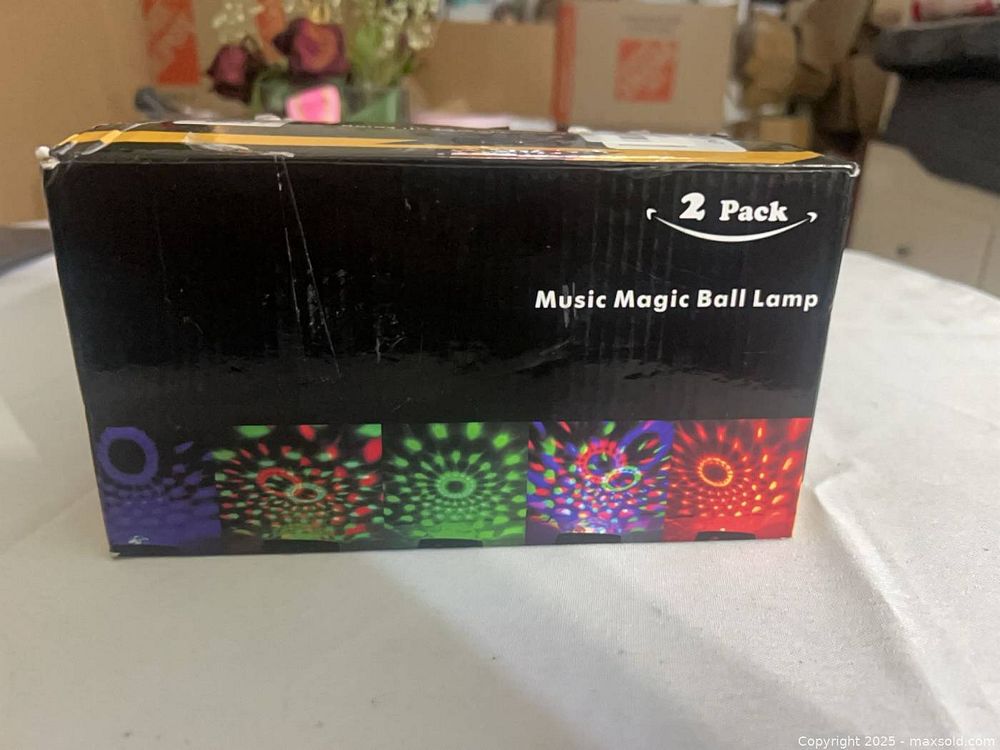 Apercoose Music Magic Ball LED Party Lights, 2-Pack | Maxsold