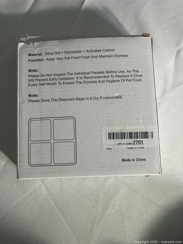 Samanija food desiccant bags 16-pack | Maxsold