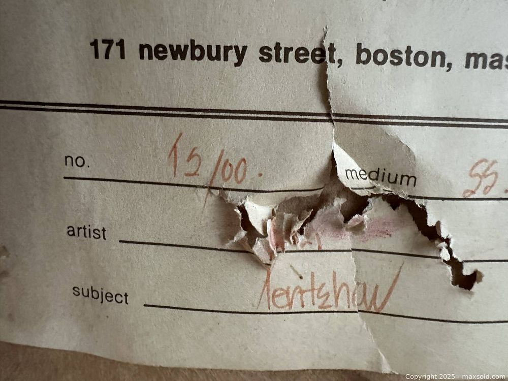 Alison Cann-Clift “Tent Show” signed serigraph | Maxsold