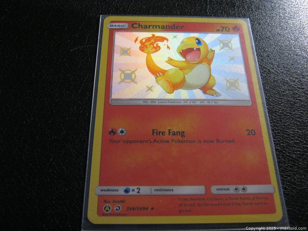 Pokemon Charmander SV6/SV94 Shiny Rare Card | Maxsold