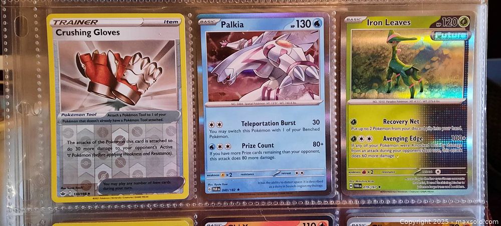 9 foil Pokémon TCG cards assorted years | Maxsold
