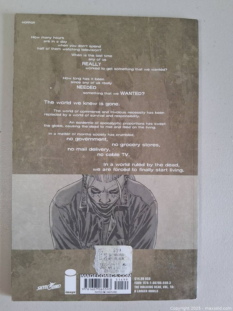 Image Comics The Walking Dead Vol 16 | Maxsold
