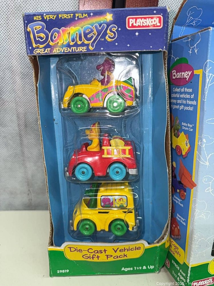 Barney & Dragon Tales Vintage Toy & Game Lot | Maxsold