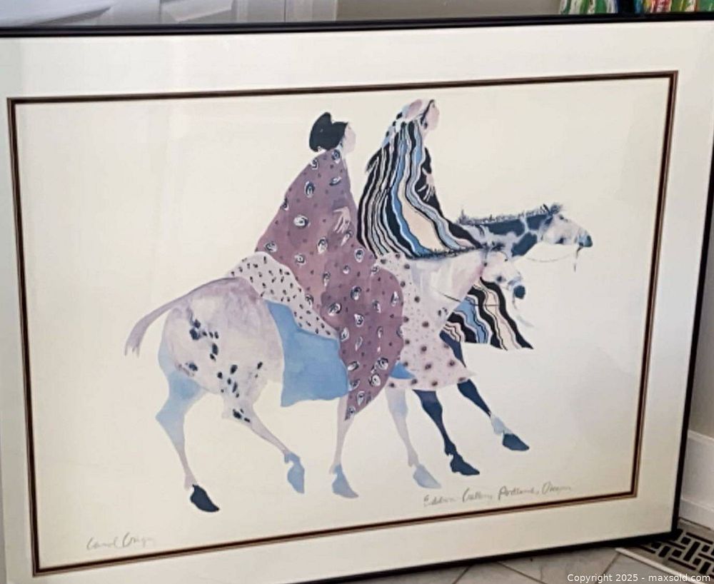 Carol Grigg framed exhibition poster | Maxsold