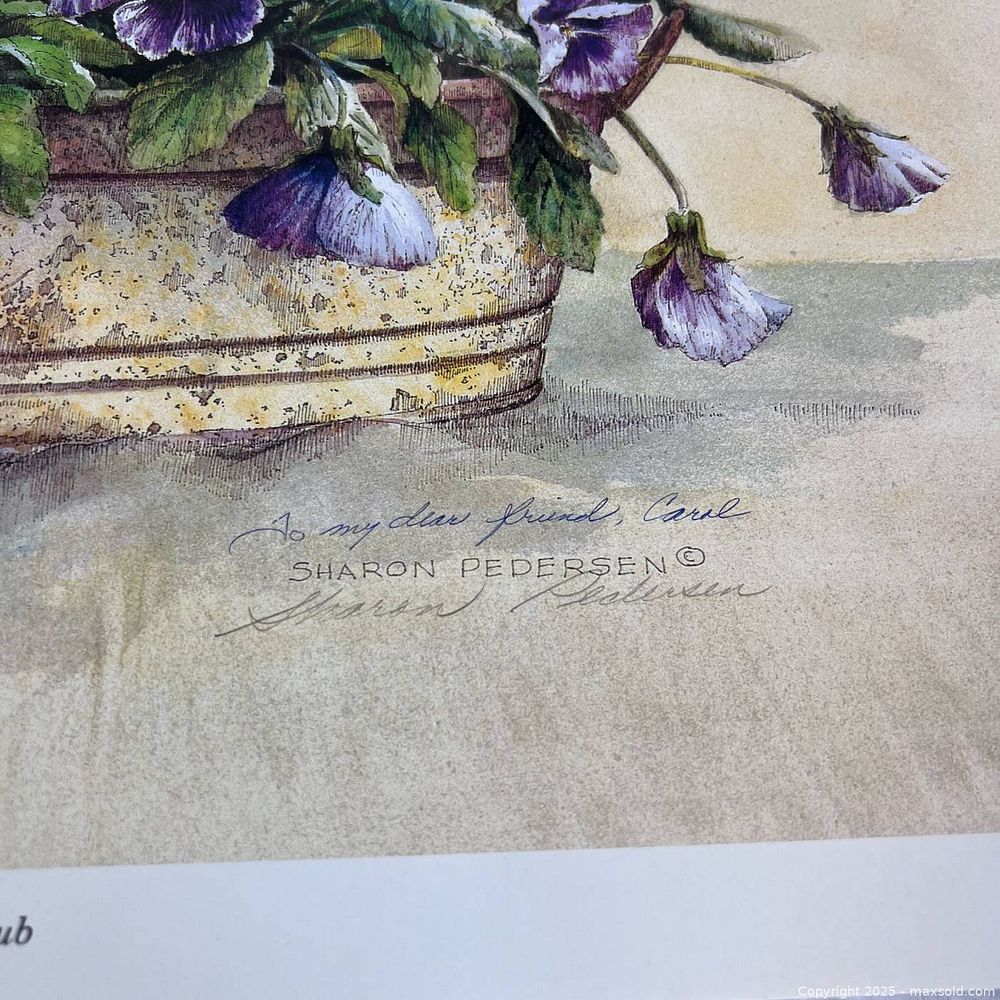 Sharon Pedersen signed still-life prints collection | Maxsold