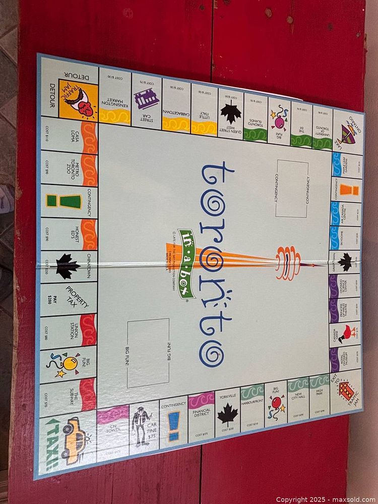 Monopoly Toronto Edition board game | Maxsold