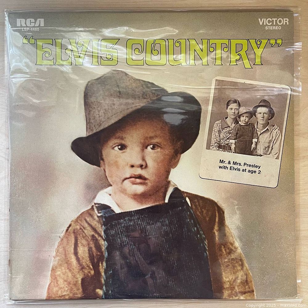 Elvis Country vinyl record | Maxsold