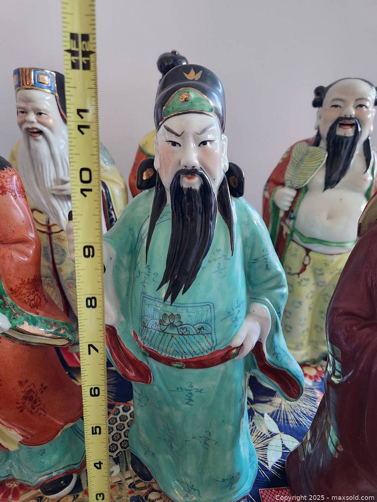Eight Immortals porcelain figurines set | Maxsold