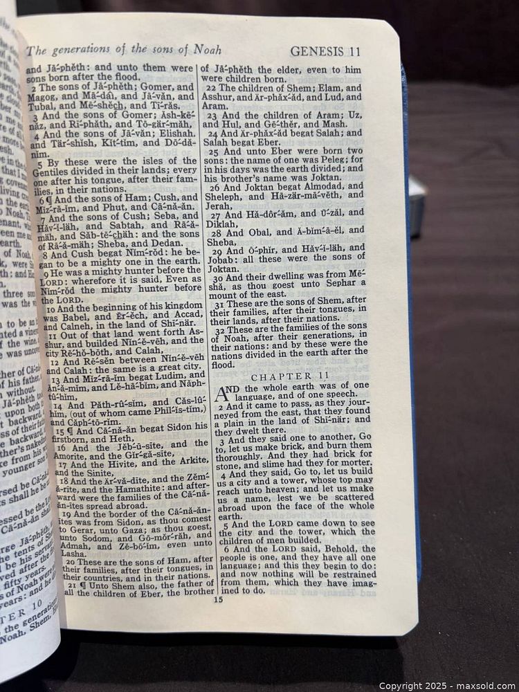 1951 Holman Masonic Edition Holy Bible with box | Maxsold