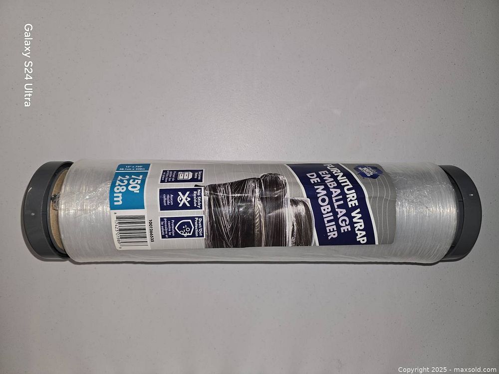 Pratt 15 in x 750 ft furniture stretch wrap | Maxsold