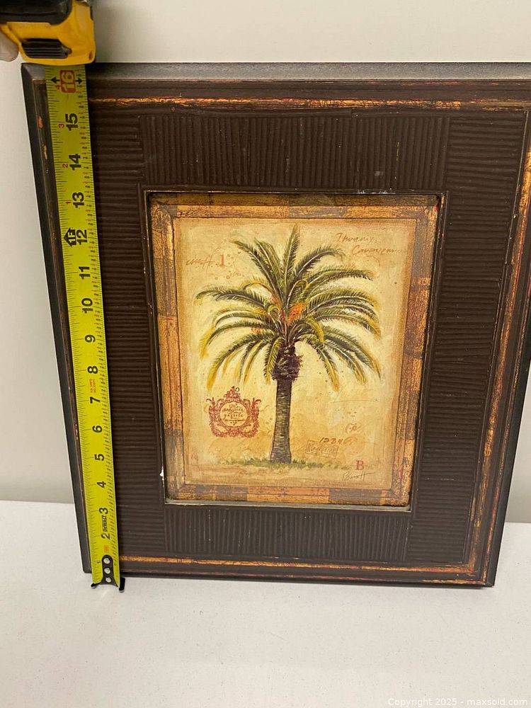 Framed Barrett Palm Tree Art Print | Maxsold