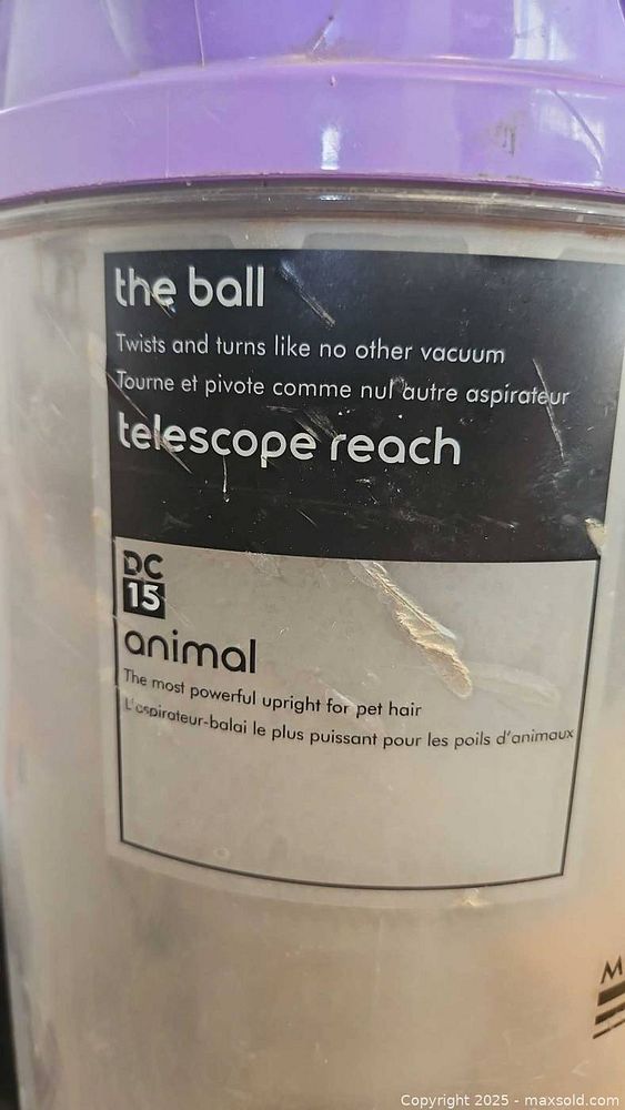 Dyson DC15 Upright Bagless Vacuum – Purple/Gray | Toronto (Ontario ...