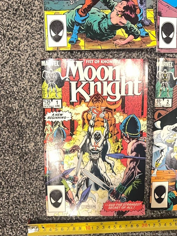 Marvel Moon Knight Fist of Khonshu #1-6 and Moon Knight #35 Comics ...