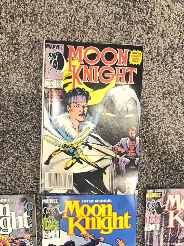 Marvel Moon Knight Fist of Khonshu #1-6 and Moon Knight #35 Comics ...