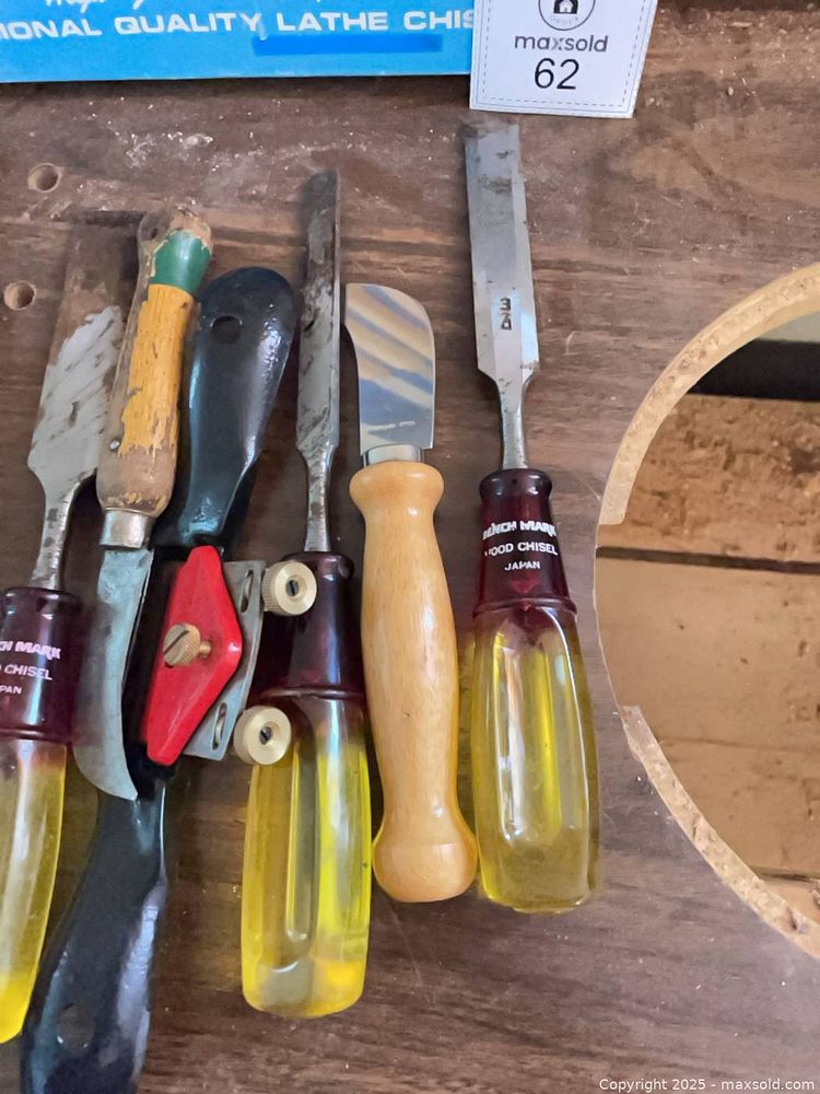 Wood turning chisel set & carving tools | Maxsold