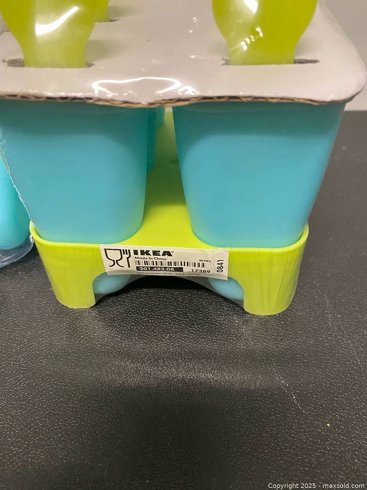 IKEA plastic popsicle mold sets x2 | Maxsold