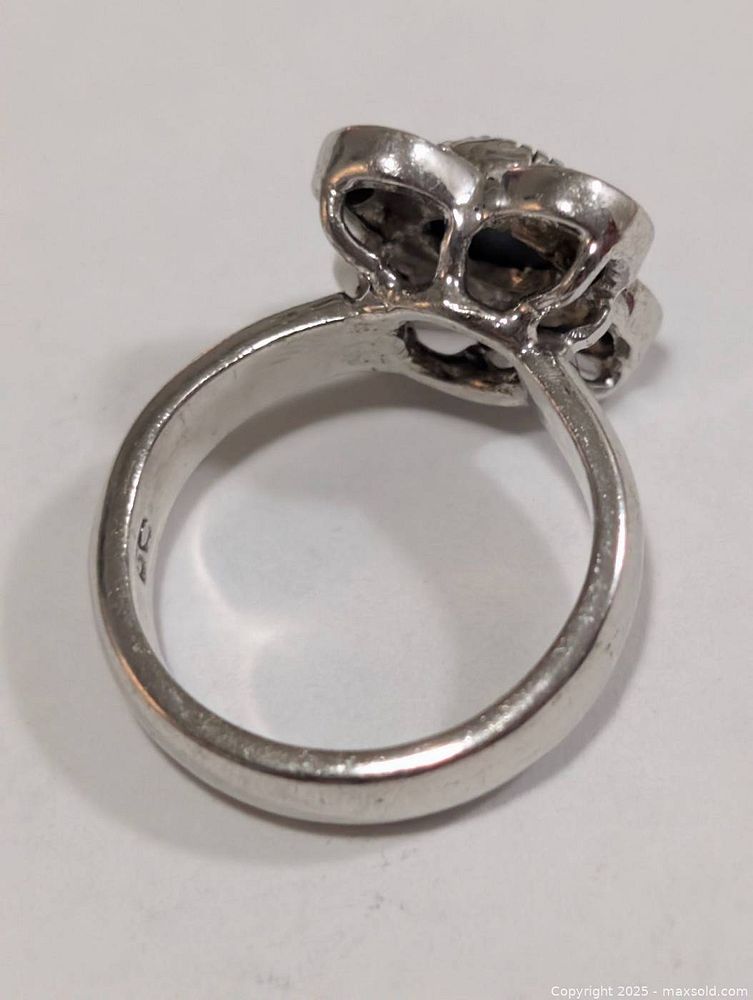 Silver(8.28g)Sapphire Ring,size 7.5 | Toronto (Ontario, Canada) PARTNER ...