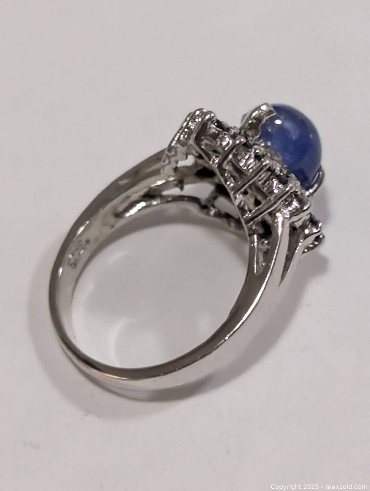 Silver (4.75g) Sapphire Ring,size 5.5 | Toronto (Ontario, Canada ...