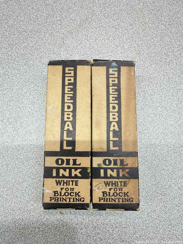 Lot of Vintage Art Supplies: Paints, Inks & Colored Pencils | Warwick ...