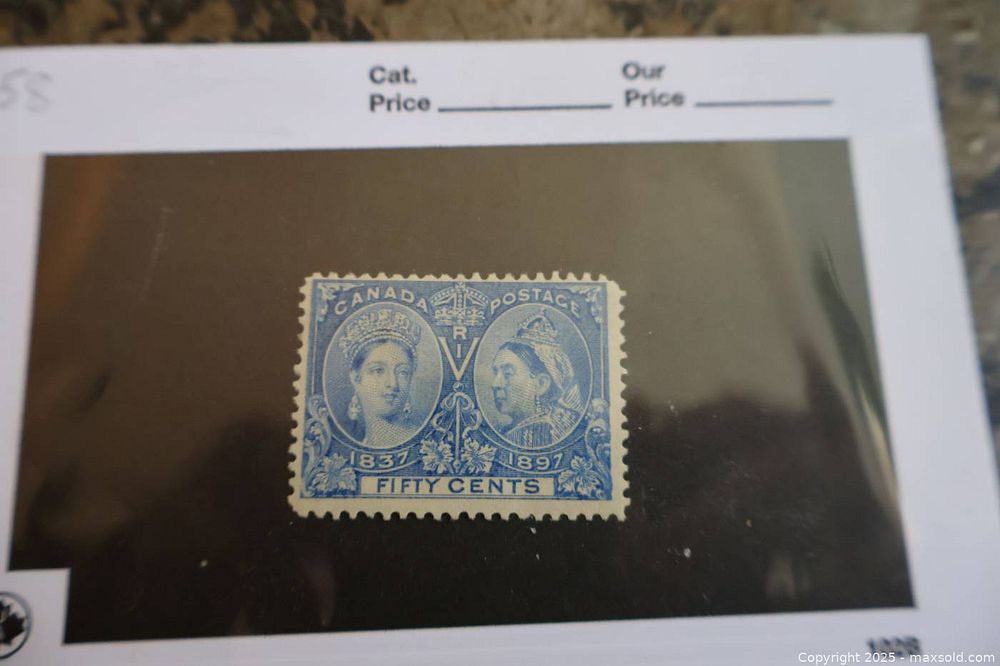 1897 Canada 50 cent MH Queen Victoria Jubilee stamp. | Toronto (Ontario, Canada) SELLER MANAGED ...