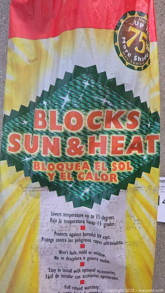 Easy Gardener Beige/Tan Sun Screen Fabric | Sylmar (California, USA ...