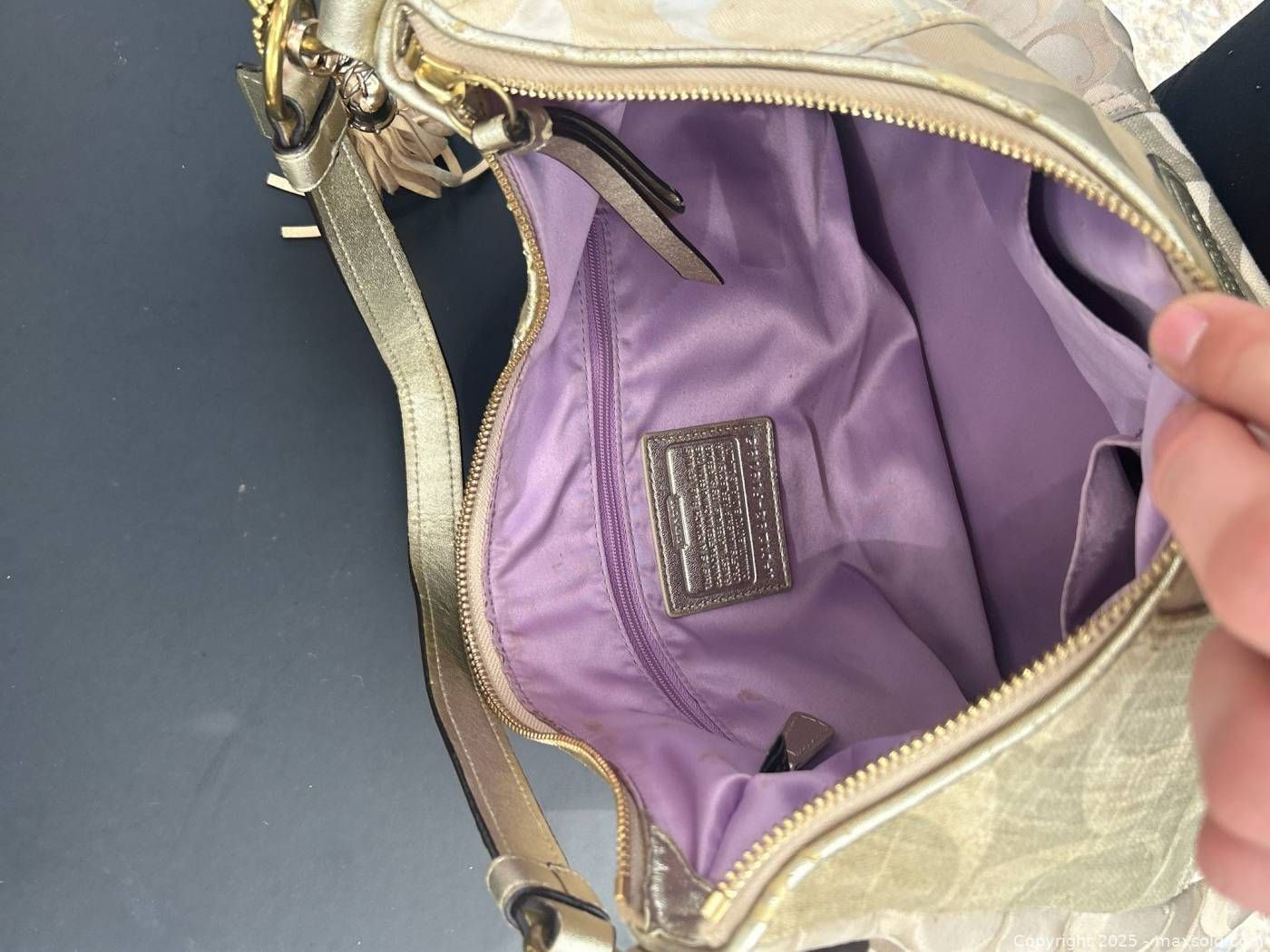 Authenticated Coach Patchwork Signature C Hobo | Brecknock Township ...